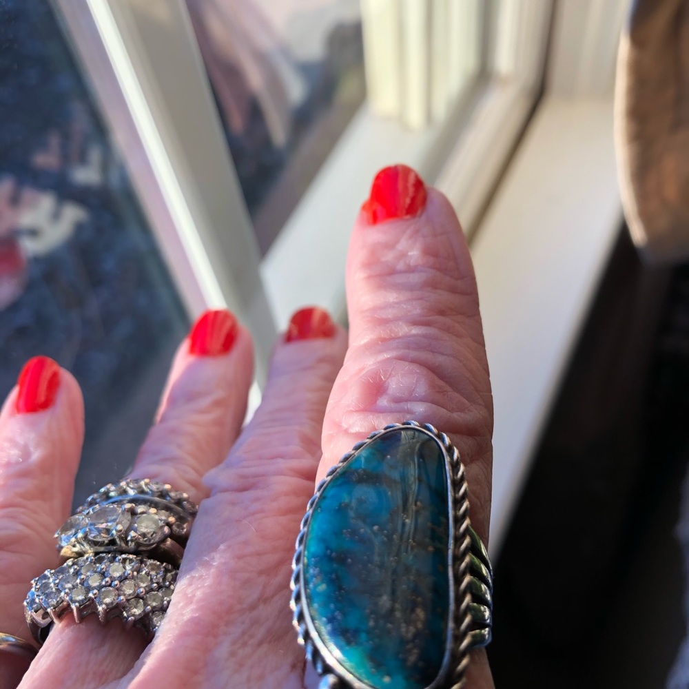 Gorgeous Navajo Native American Made Turquoise Ring I… - Gem